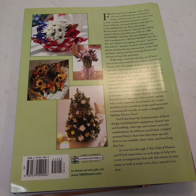 A Year Full of Flowers by Jim McCann, Julie Mccann Mulligan, Bo Niles