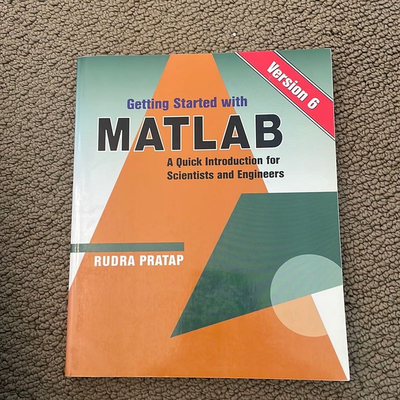 Getting Started with MATLAB by Rudra Pratap, Paperback | Pangobooks Getting Started with MATLAB by Rudra Pratap, Paperback | Pangobooks