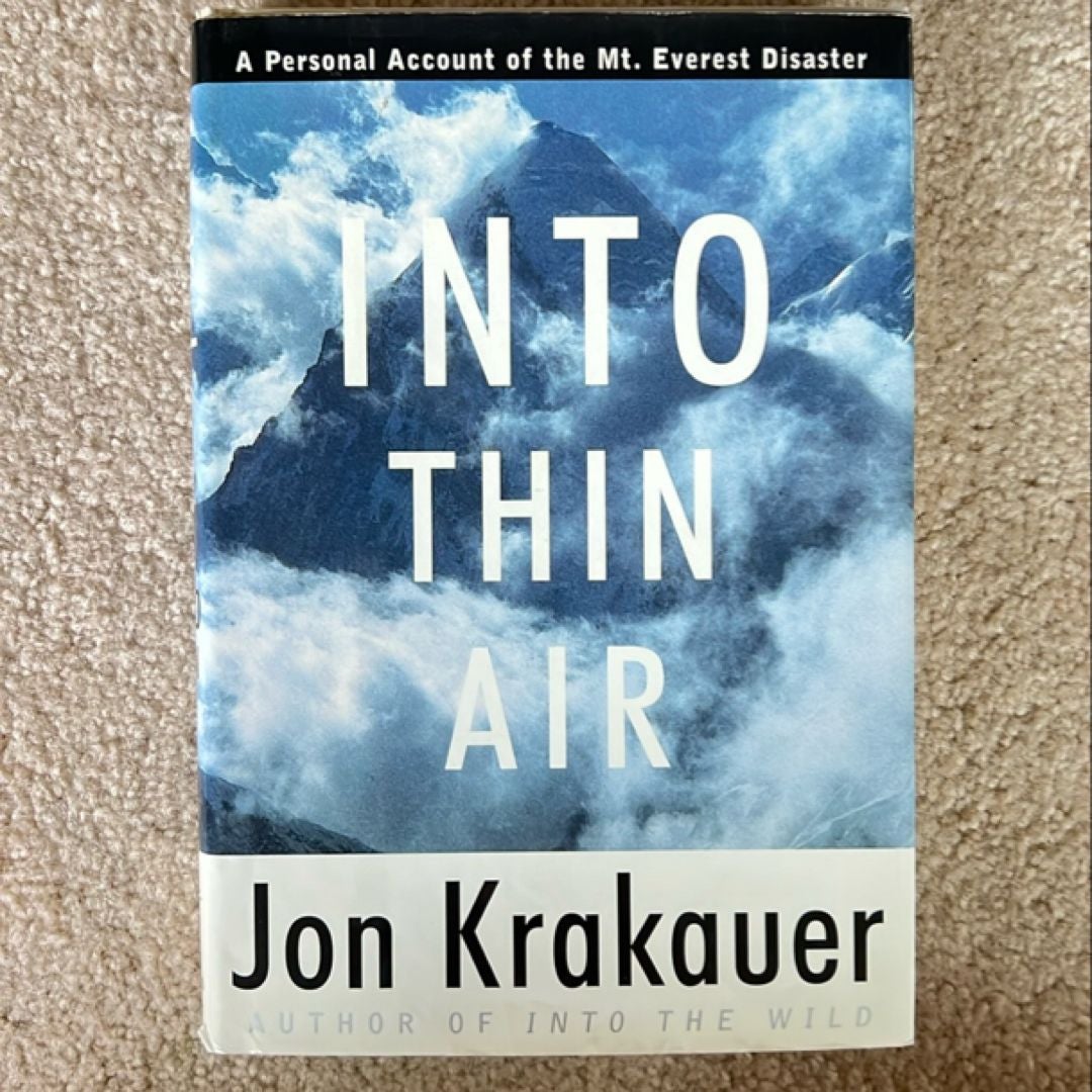 Into Thin Air by Jon Krakauer