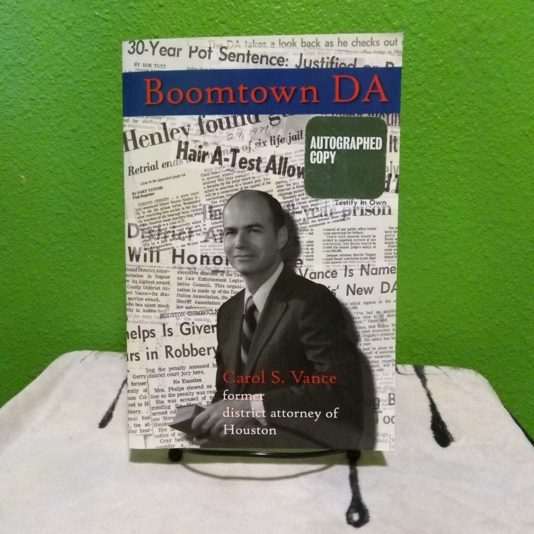 Boomtown DA by Carol S. Vance, Paperback | Pangobooks