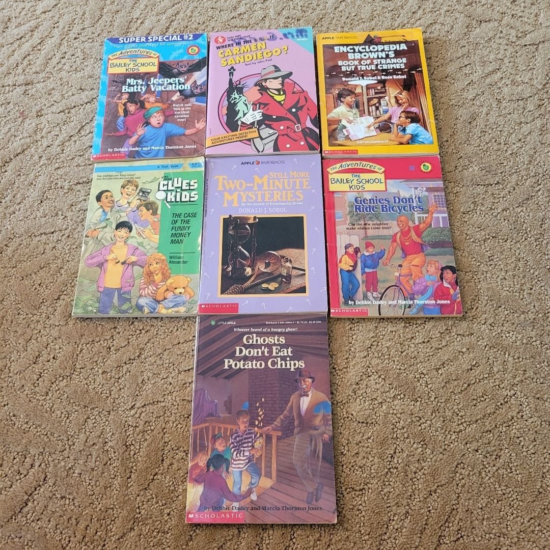 Lot of 7 Vintage Children's Chapter Mystery Books Bailey School Kids ...
