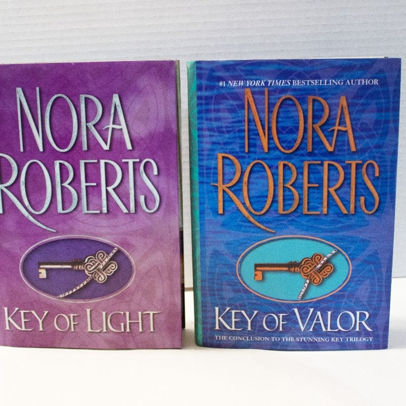 Key Trilogy (Books 1 and 3 only) LARGE PRINT EDITIONS BUNDLED by Nora ...