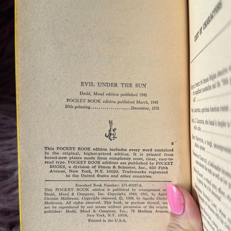 Evil under the Sun by Agatha Christie