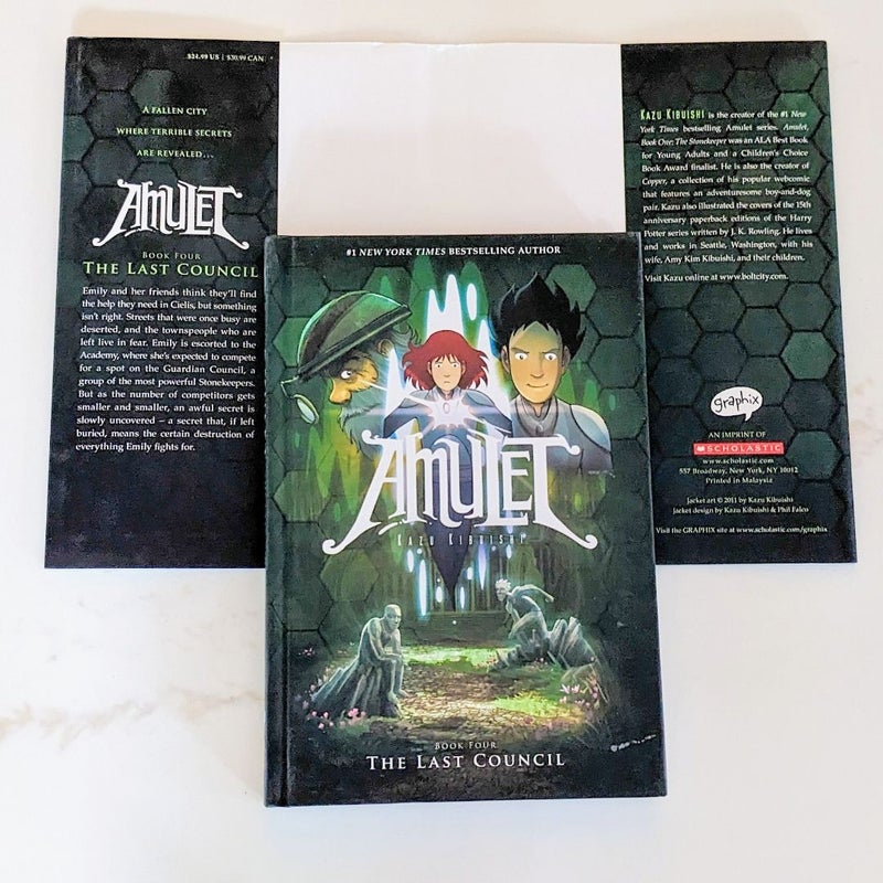 Amulet The Last Council by Kazu Kibuishi, Hardcover | Pangobooks