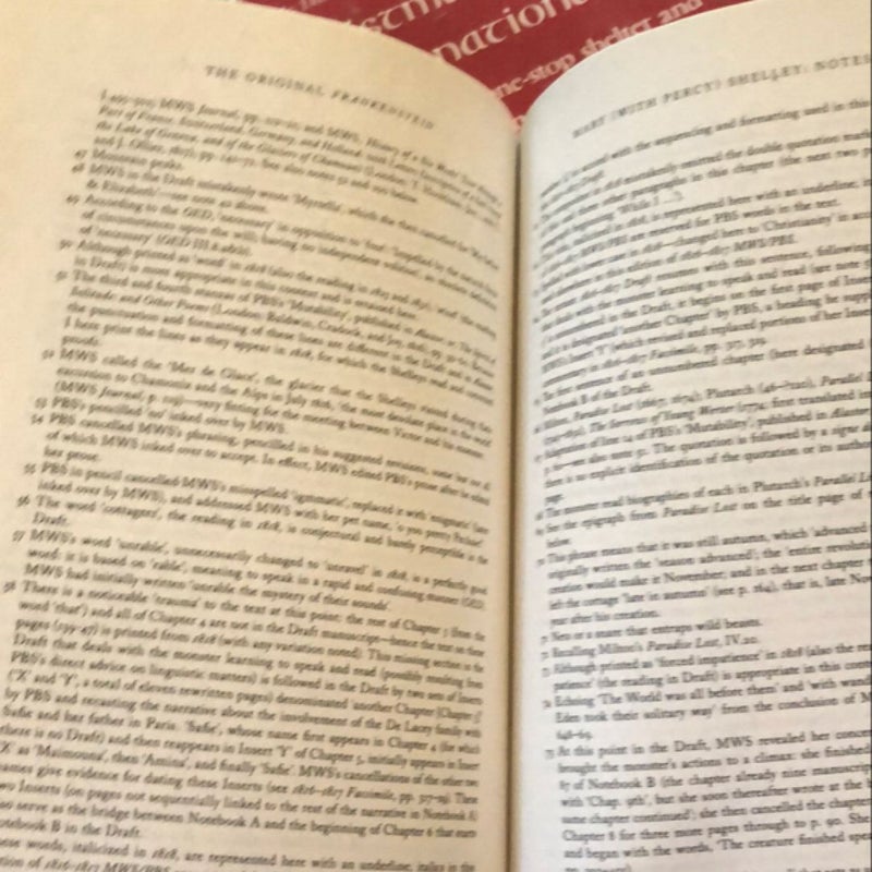 The Original Frankenstein by Mary W. Shelley