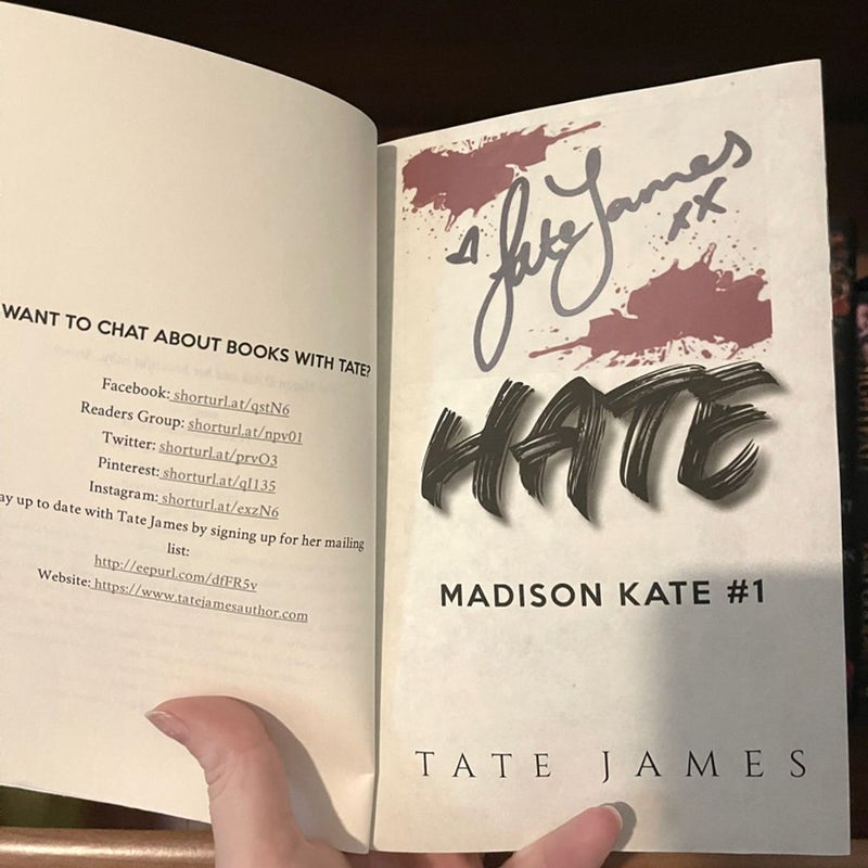 Hate by Tate James, Paperback | Pangobooks