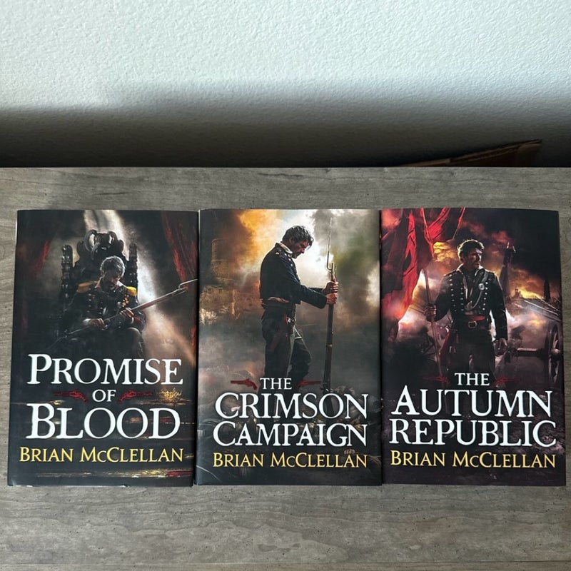 The Powder Mage Trilogy (Broken Binding Tier 2) by Brian McClellan ...