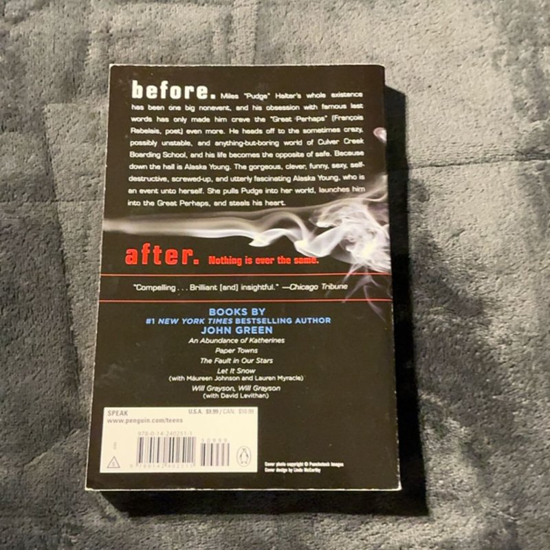 Looking for Alaska by John Green , Paperback | Pangobooks