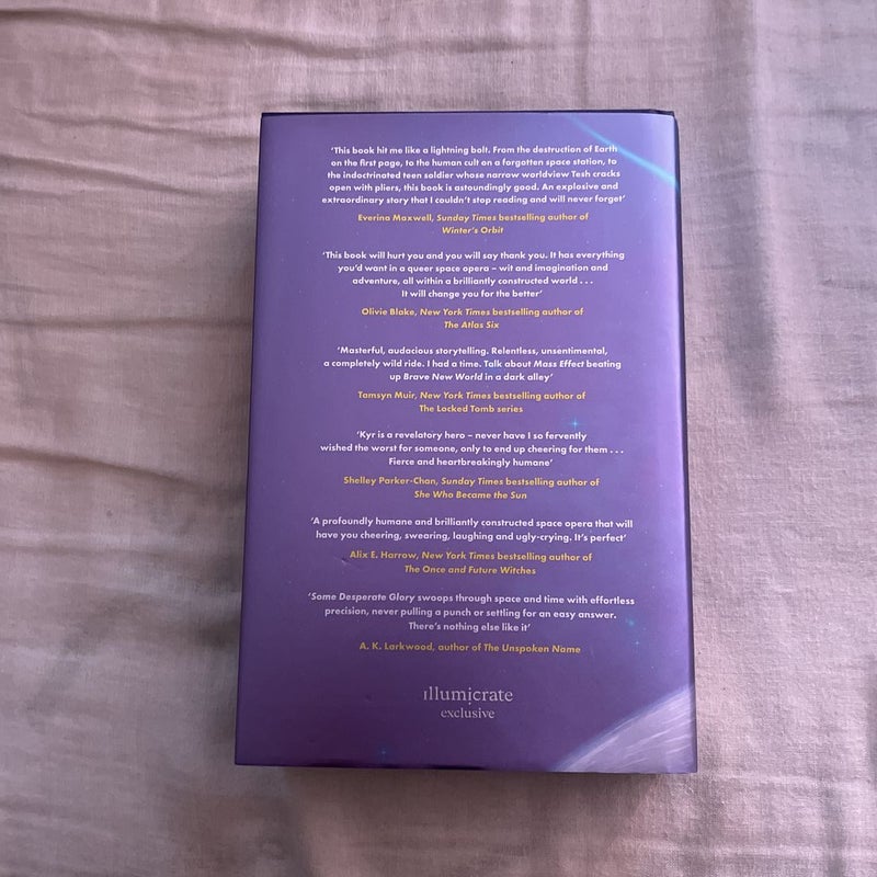 Some Desperate Glory (Illumicrate Edition) by Emily Tesh, Hardcover ...