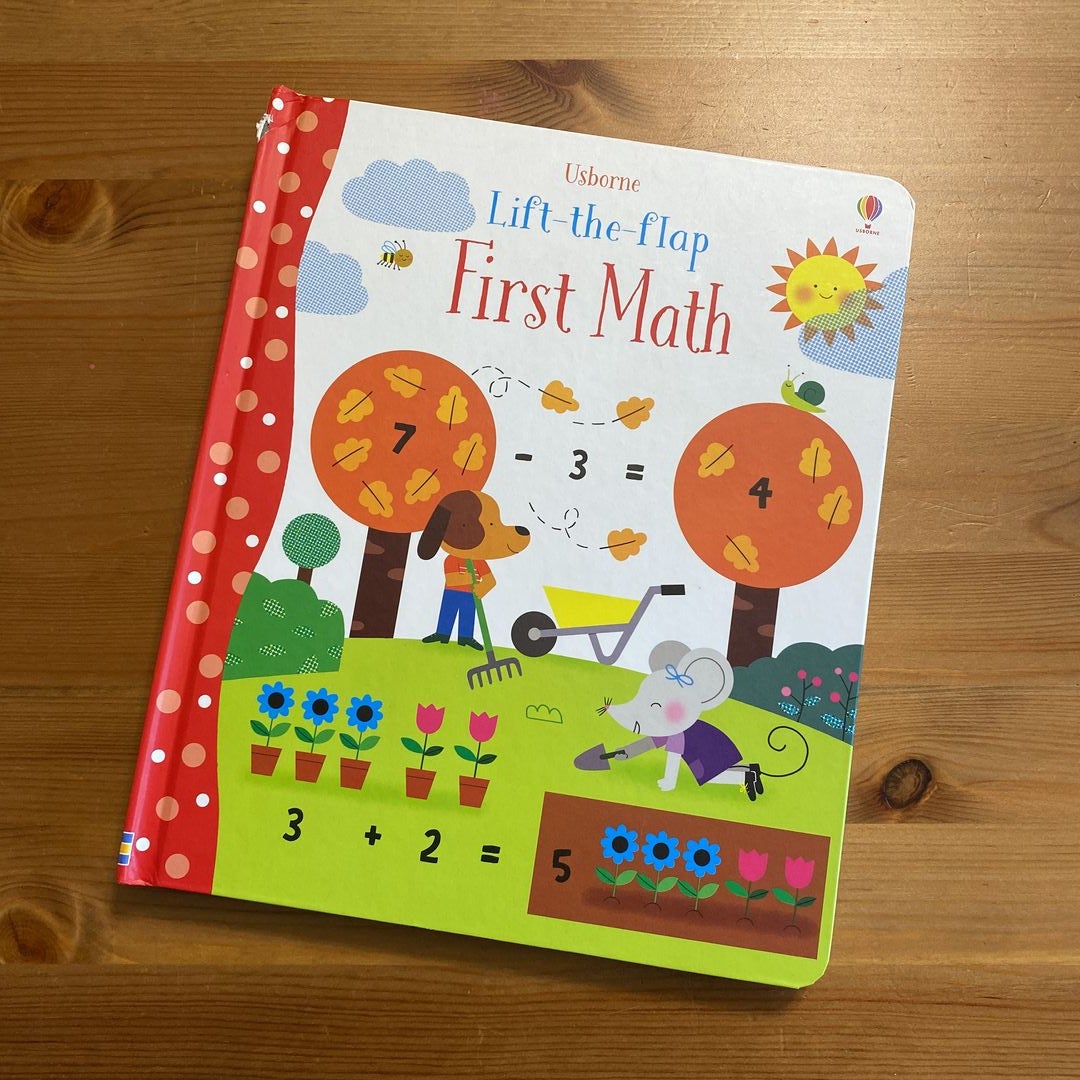 Lift-The-Flap First Math by Felicity Brooks, Hardcover | Pangobooks