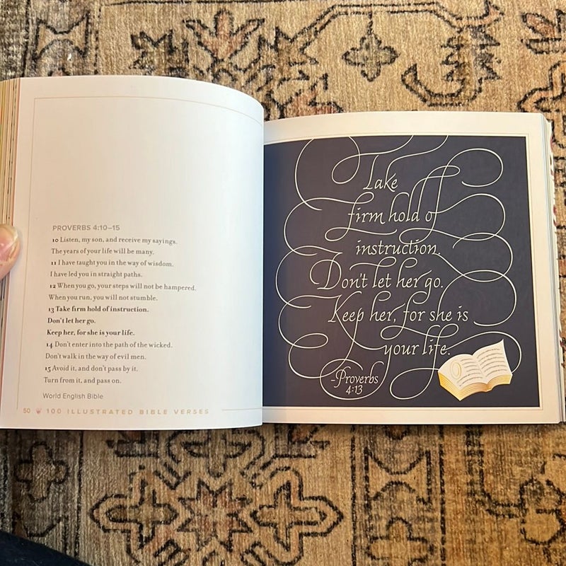 100 Illustrated Bible Verses by Workman Publishing, Paperback | Pangobooks