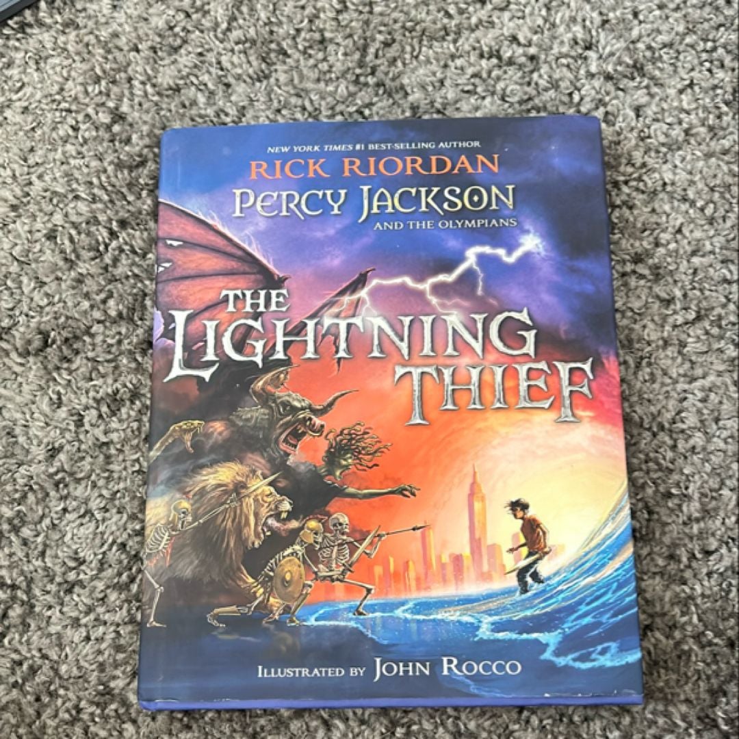 Percy Jackson and the Olympians the Lightning Thief Illustrated Edition ...