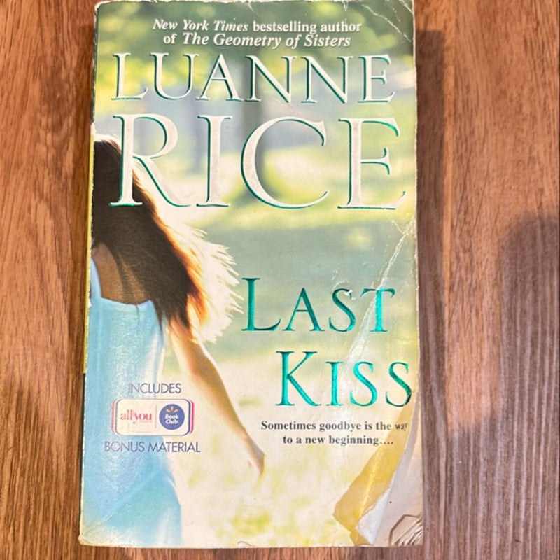 Last Kiss by Luanne Rice, Paperback | Pangobooks