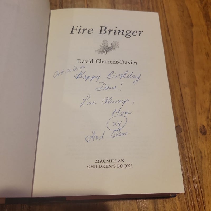 Fire Bringer by David Clement-Davies, Hardcover | Pangobooks