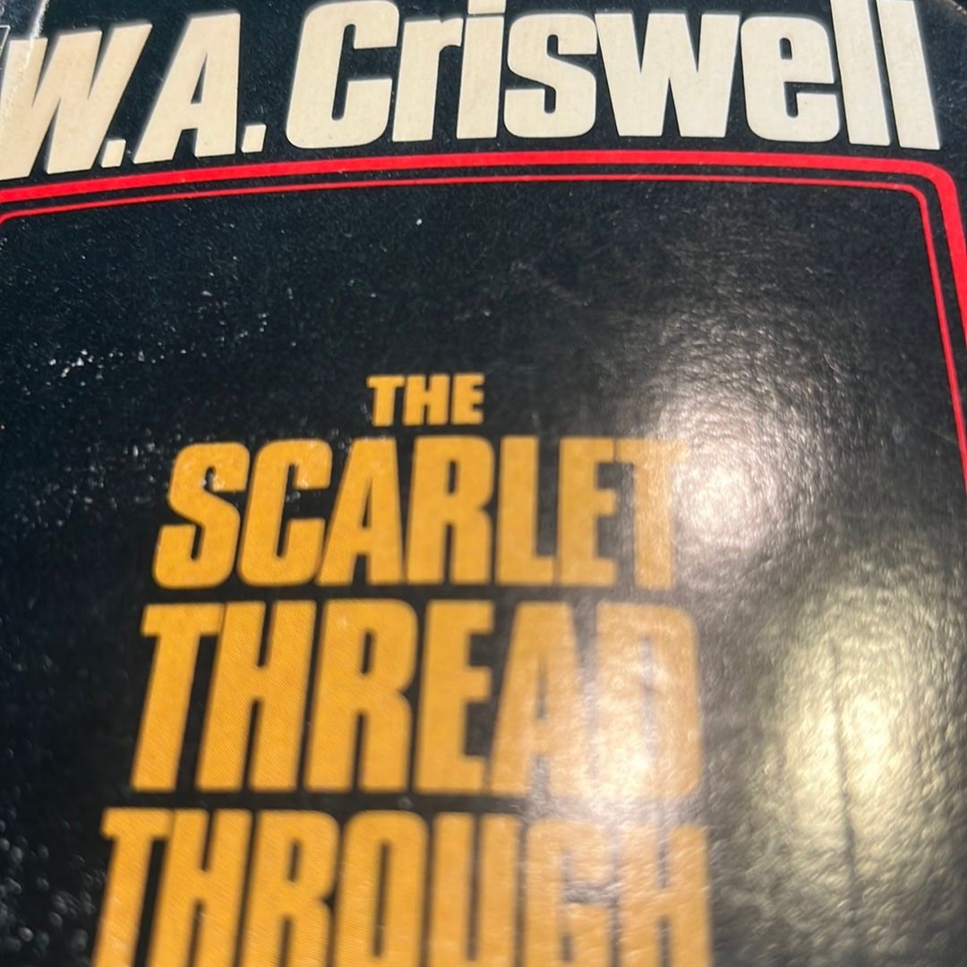 The scarlet thread through the Bible by W. A. Criswell, Paperback ...
