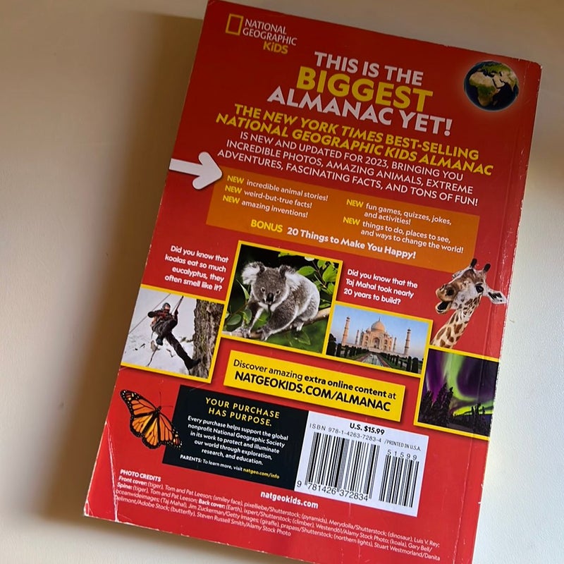 National Geographic Kids Almanac 2023 (US Edition) by National Geographic