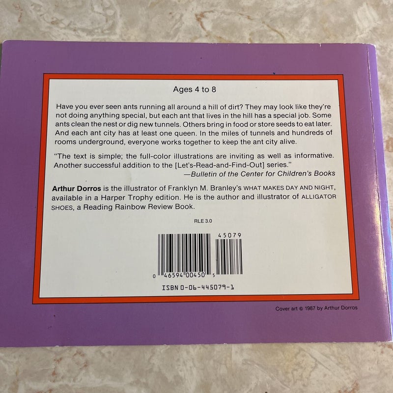 Ant Cities by Arthur Dorros (Illustrator)