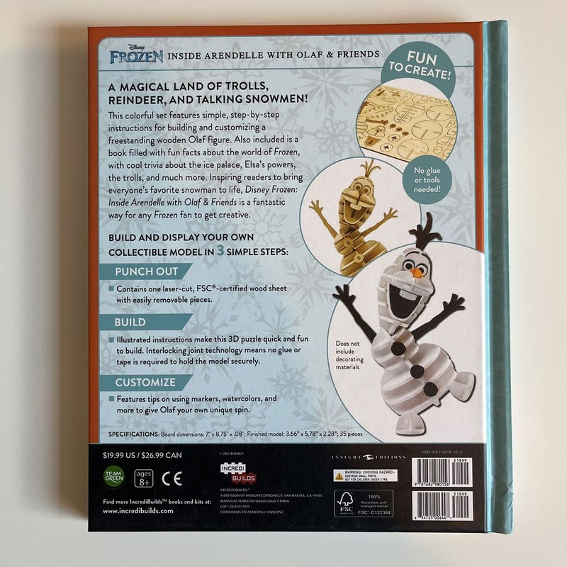 Disney Frozen Deluxe Book and Model Set by Barbara Bazaldua