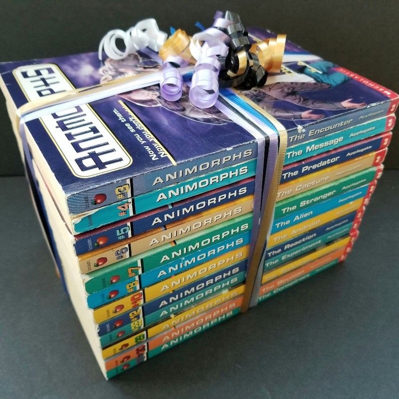 VINTAGE 1990s LOT OF 12 ANIMORPHS BOOKS BY R.A. APPLEGATE 1ST ED. NEW ...