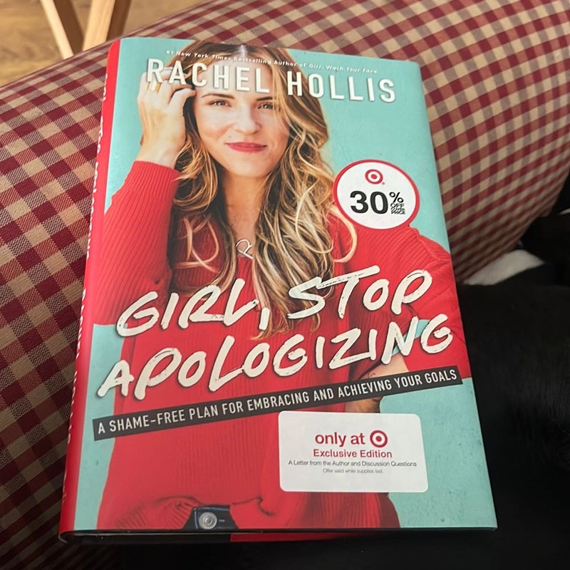 Girl, stop apologizing by Rachel Hollis, Hardcover | Pangobooks