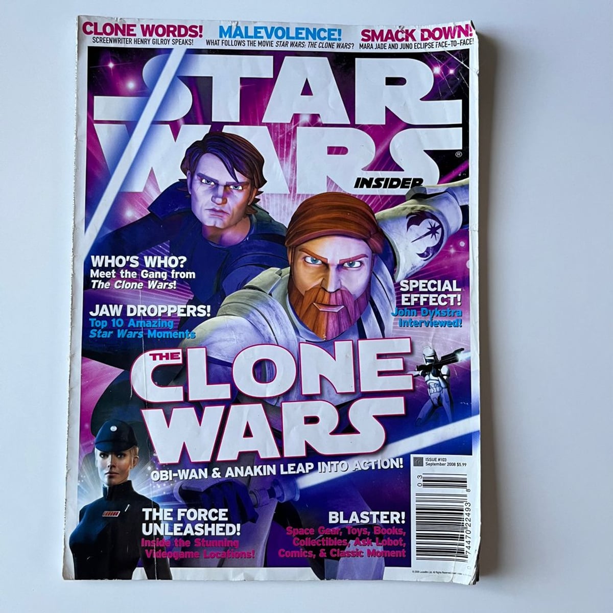 Star Wars Insider Issue #103 (Subscriber Cover with Anakin and Obi Wan ...
