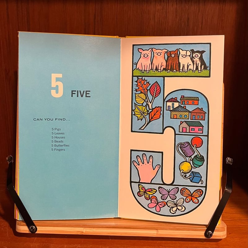 Vintage Children's Books -- A Golden Sturdy Book of Counting 1969