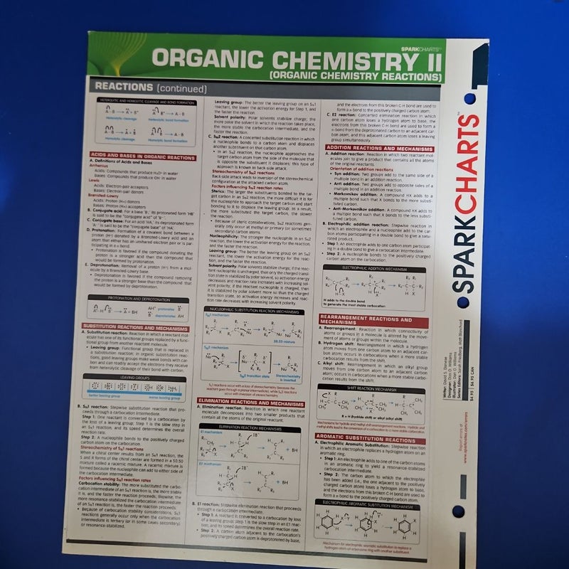 Organic Chemistry II by SparkNotes Staff, Paperback | Pangobooks