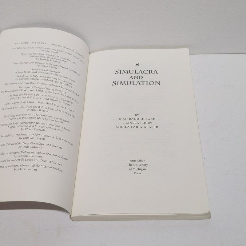 Simulacra and Simulation