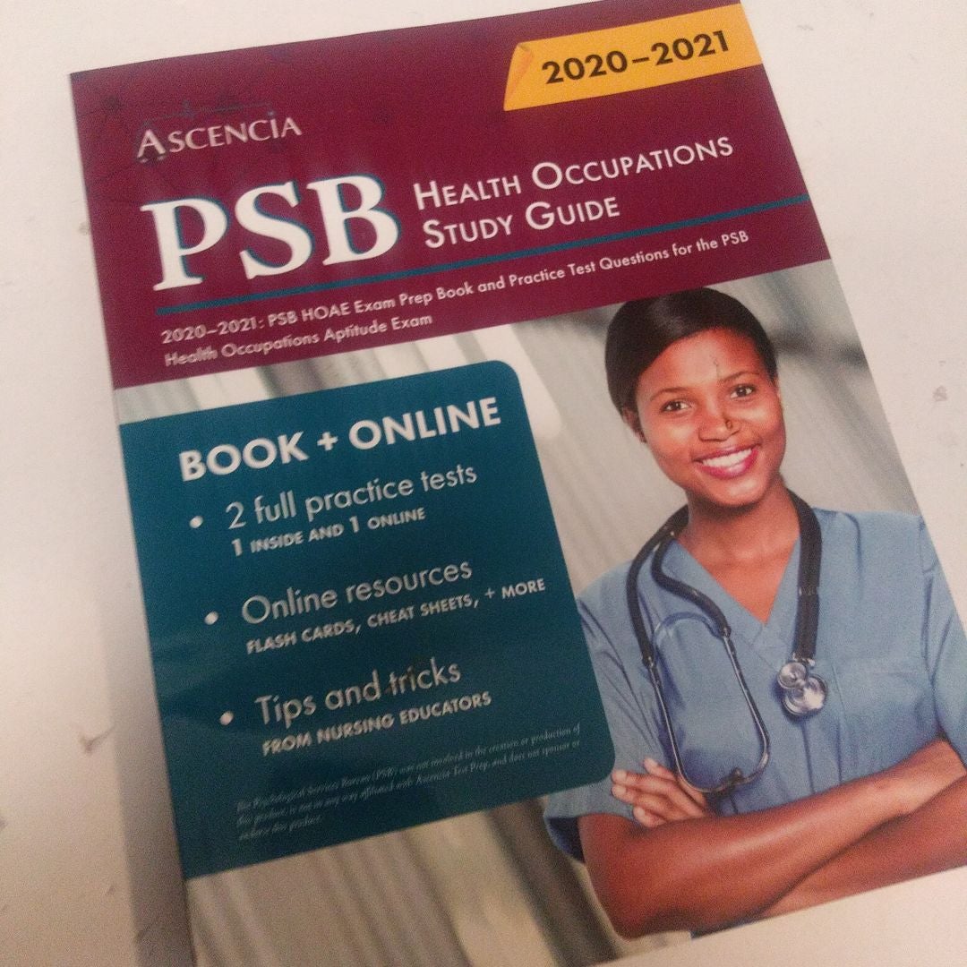 PSB Health Occupations Study Guide 2020-2021 by Ascencia Nursing Exam ...