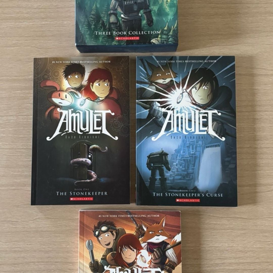 Amulet Series Box Set Books 1-3 by Kazu Kibuishi, Paperback | Pangobooks
