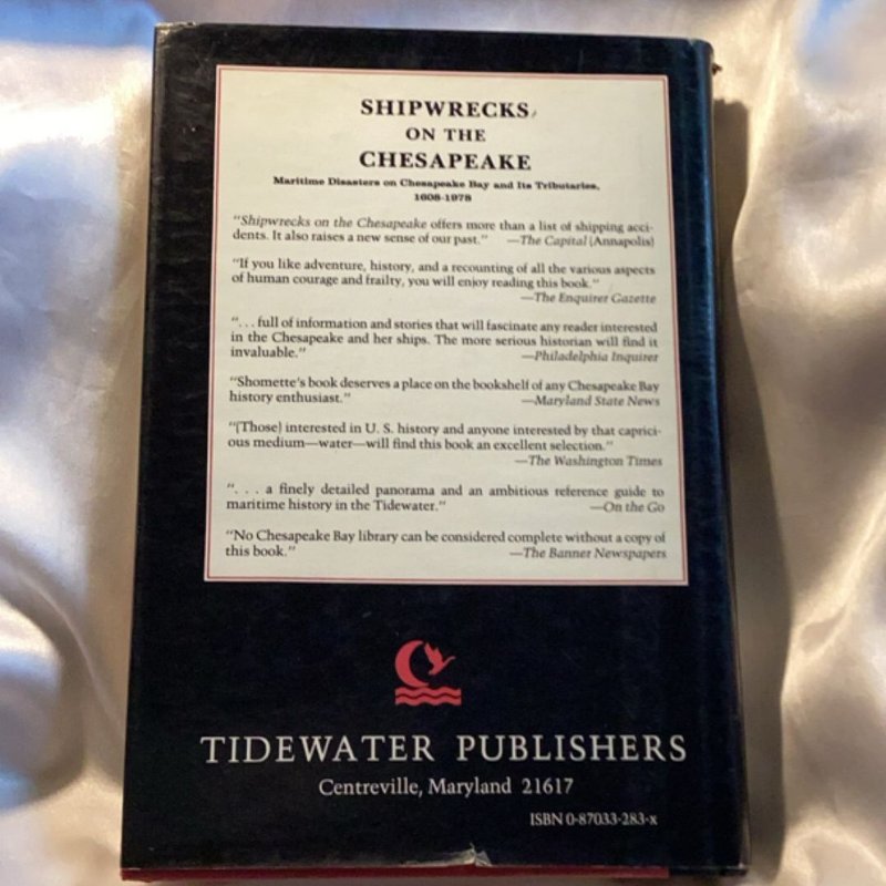 Shipwrecks on the Chesapeake by Donald G. Shomette