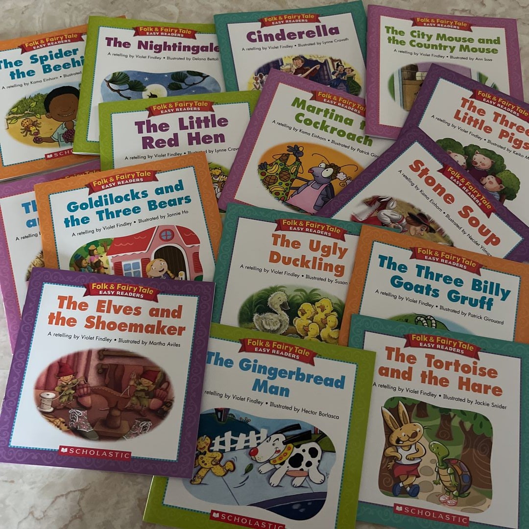 Bundle of 15 Scholastic Folk & Fairy Tale Easy Readers by Various ...