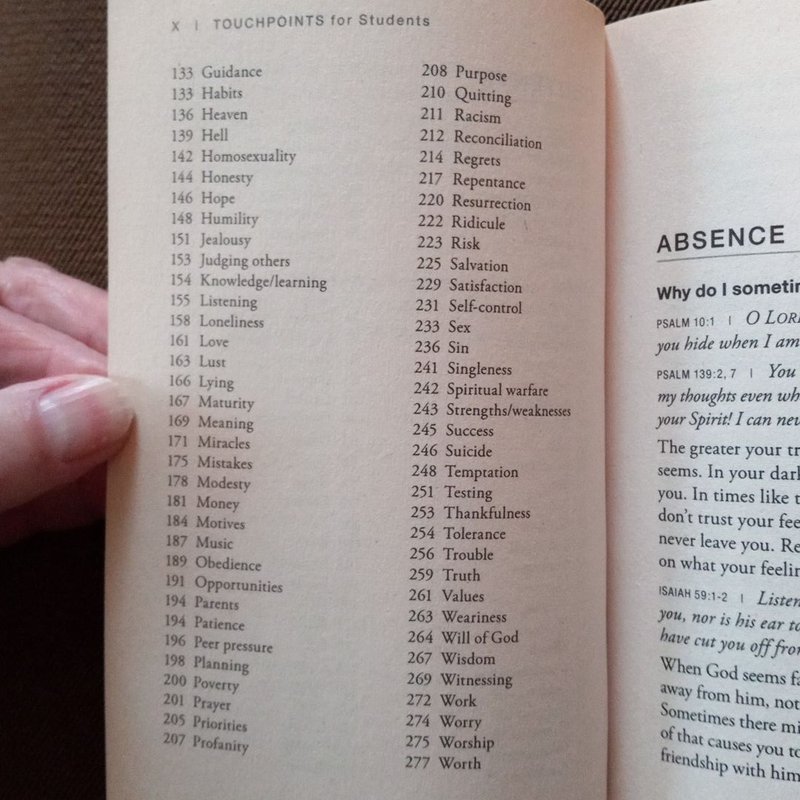 TouchPoints for Students by Ronald A. Beers, Amy E. Mason