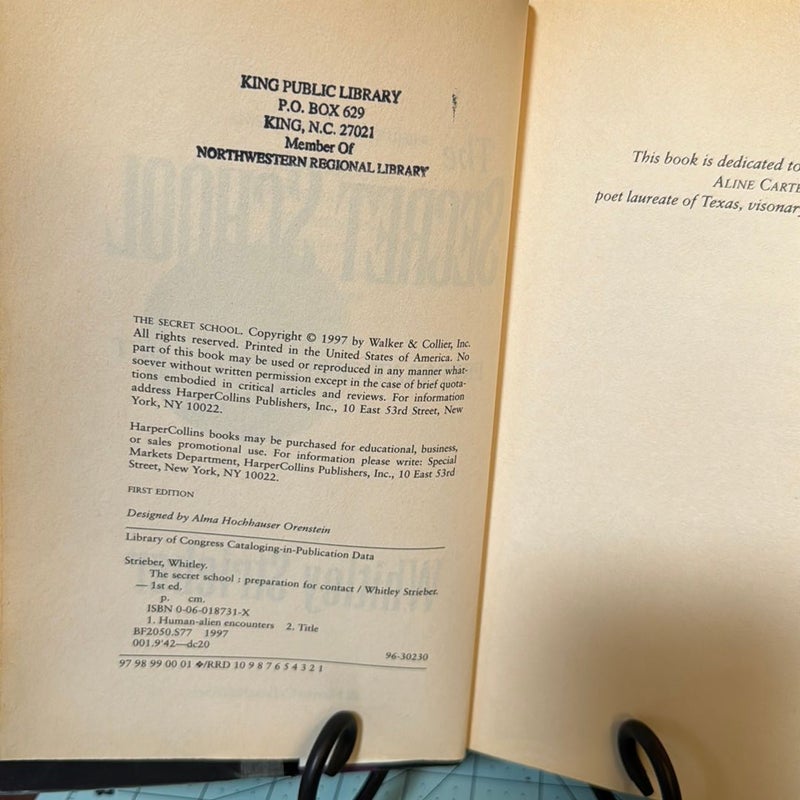 The Secret School by Whitley Strieber, Hardcover | Pangobooks