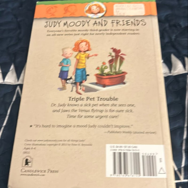 Judy Moody and Friends: Triple Pet Trouble by Megan McDonald, Paperback | Pangobooks