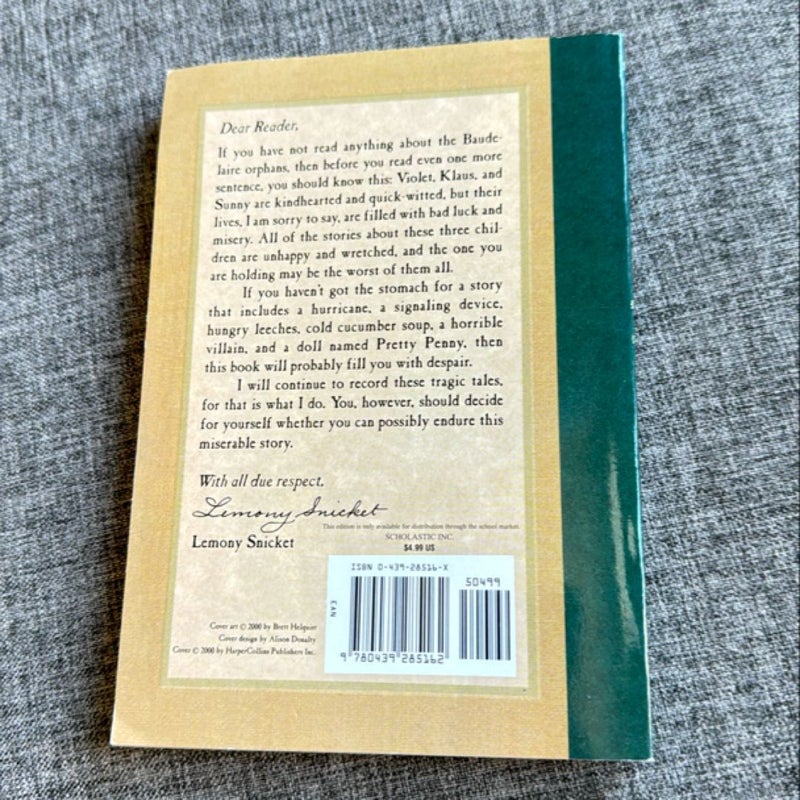 A Series of Unfortunate Events #3: the Wide Window by Lemony Snicket