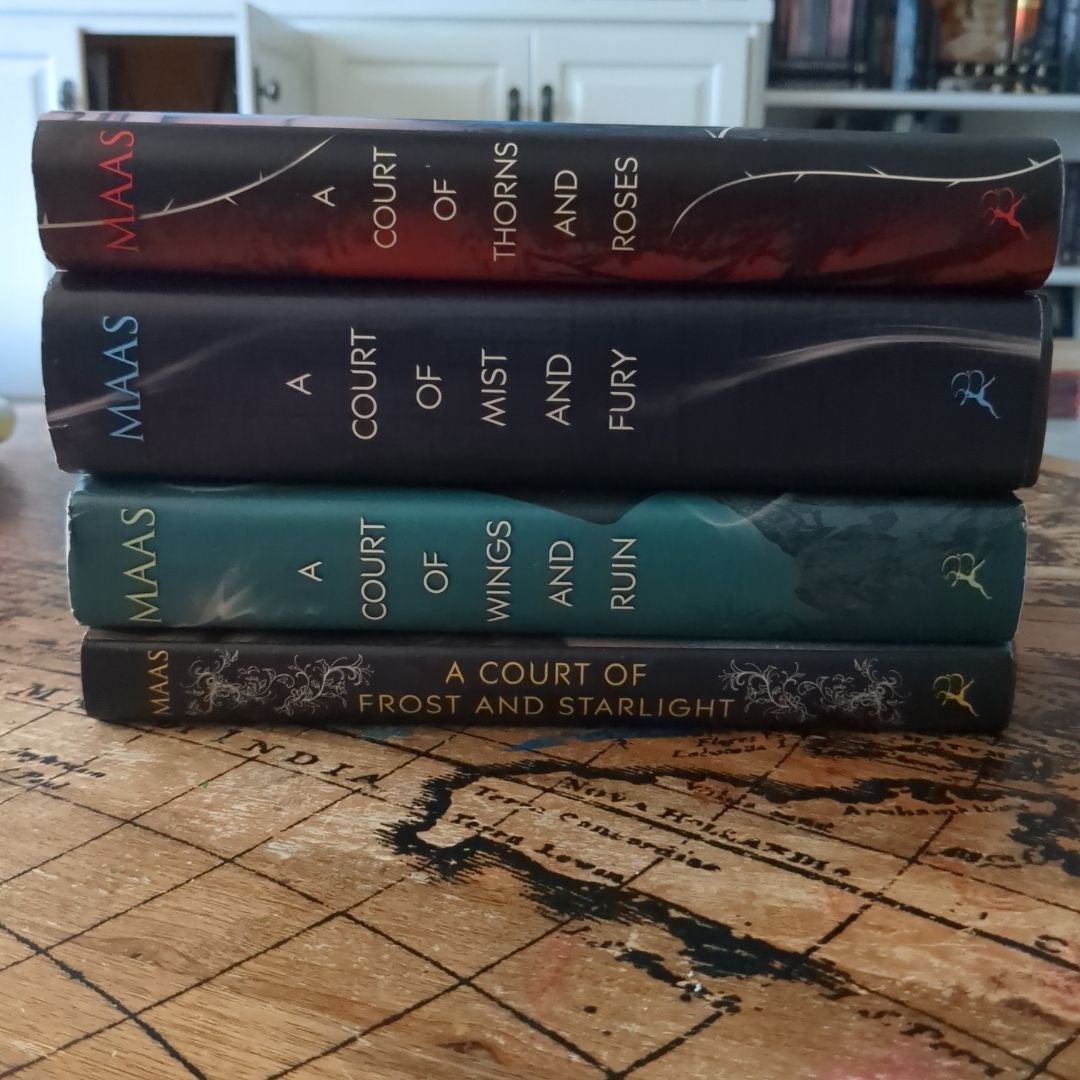 ACOTAR original cover by Sarah J Maas, Hardcover | Pangobooks