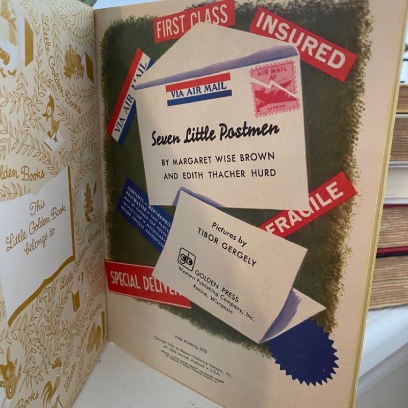 Seven Little Postmen by Margaret Wise Brown and Edith Thacher Hurd ...