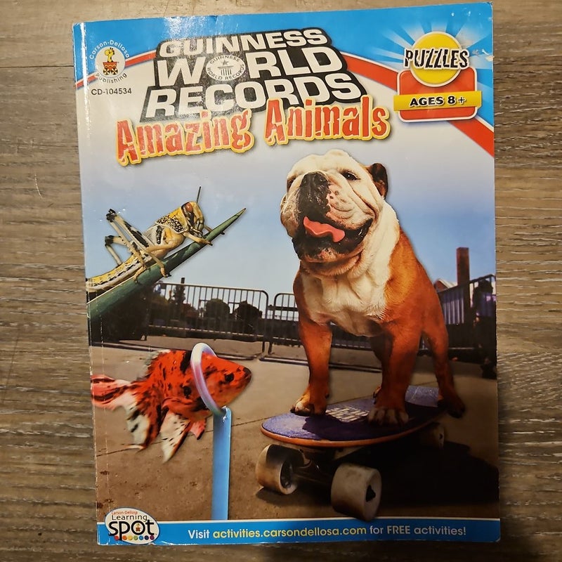 Guinness World Records Amazing Animals, Ages 8+ by Vicky Shiotsu ...