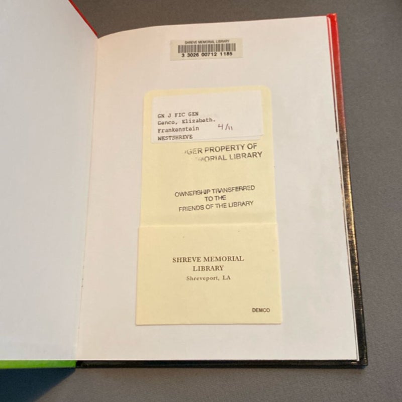 Frankenstein by Elizabeth Genco, Mary Shelley