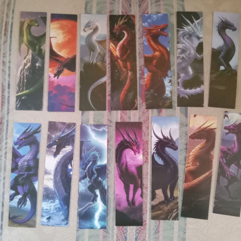 Dragon Bookmarks by Shein, Paperback | Pangobooks