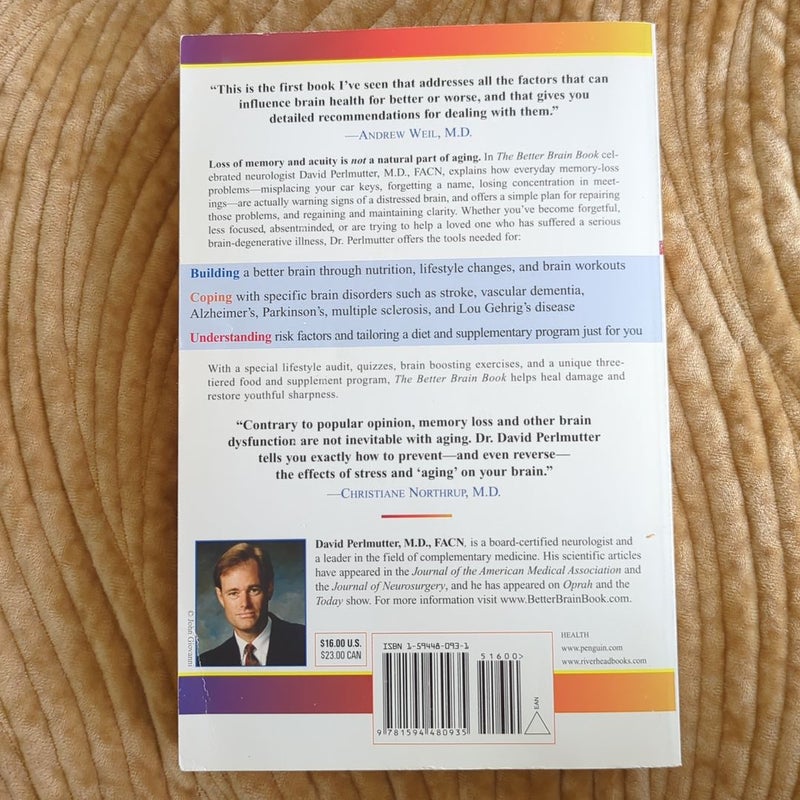 The Better Brain Book by David Perlmutter, Paperback | Pangobooks