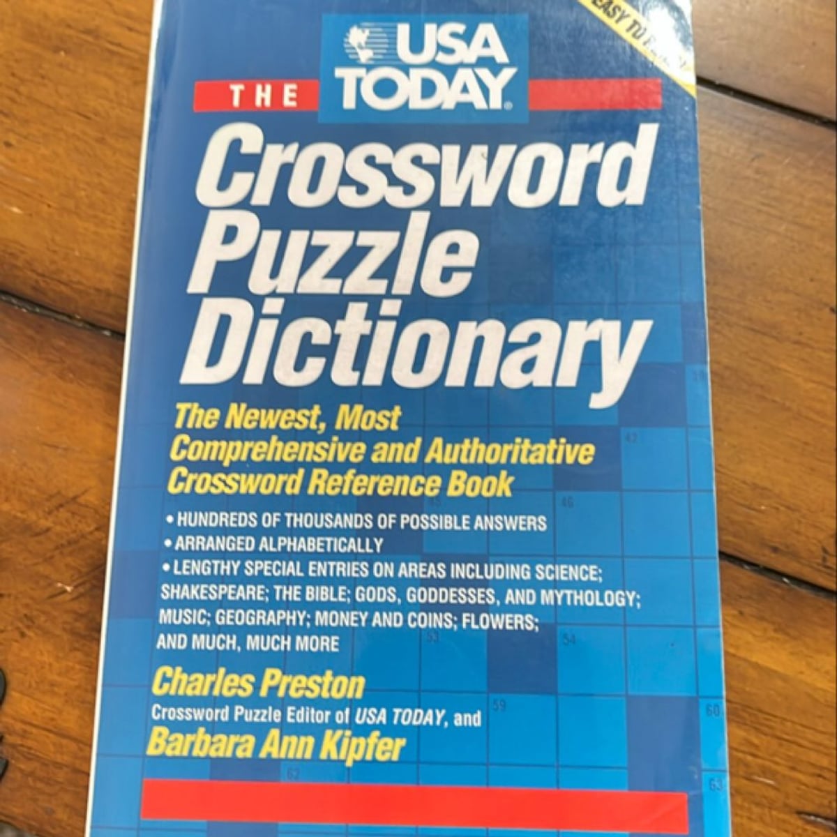 USA Today Crossword Puzzle Dictionary by Charles Preston, Barbara Ann ...