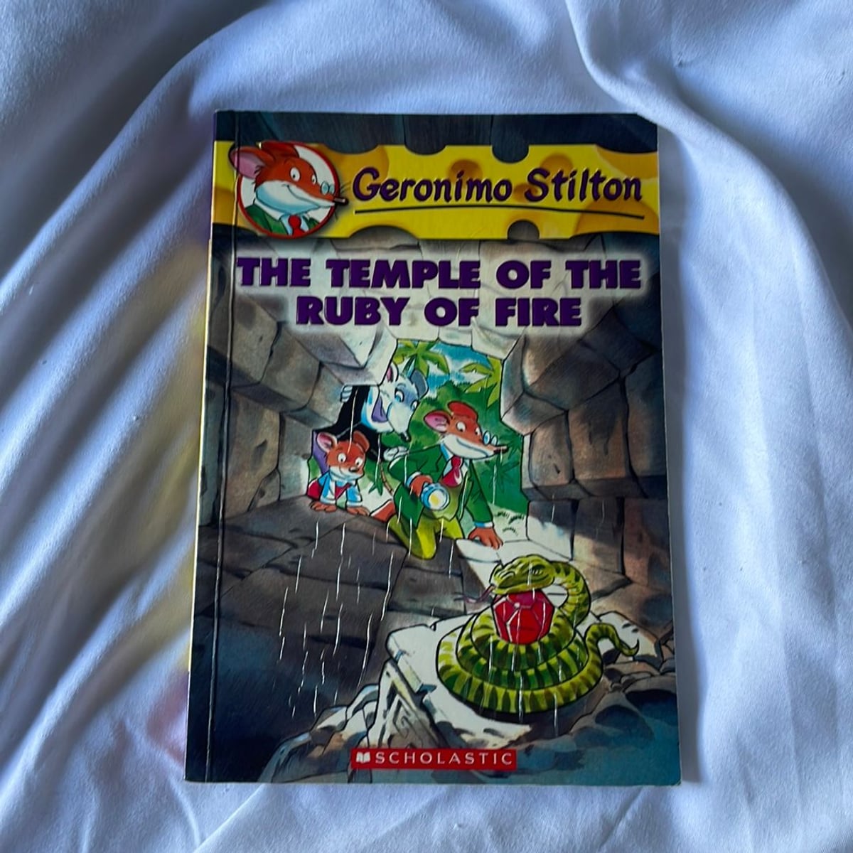 The Temple of the Ruby of Fire by Geronimo Stilton