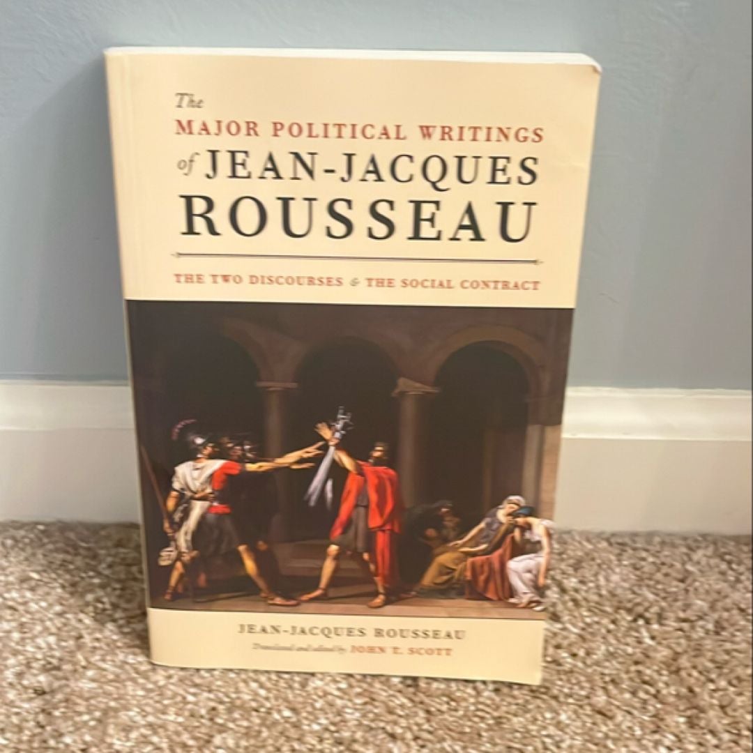 The Major Political Writings of Jean-Jacques Rousseau by Jean-Jacques ...