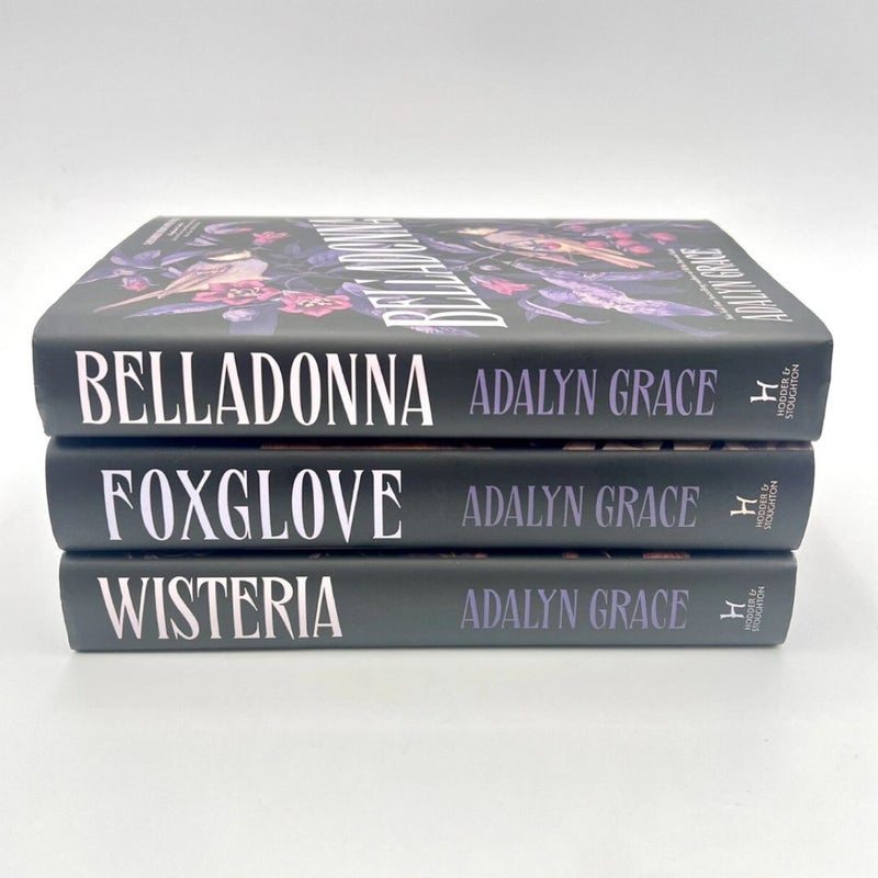 Fairyloot Belladonna Foxglove Wisteria trilogy by Adalyn Grace ...
