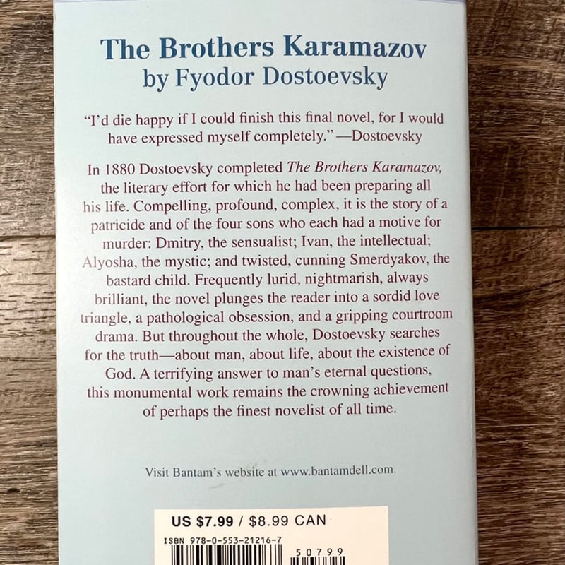 The Brothers Karamazov by Fyodor Dostoevsky, Paperback | Pangobooks