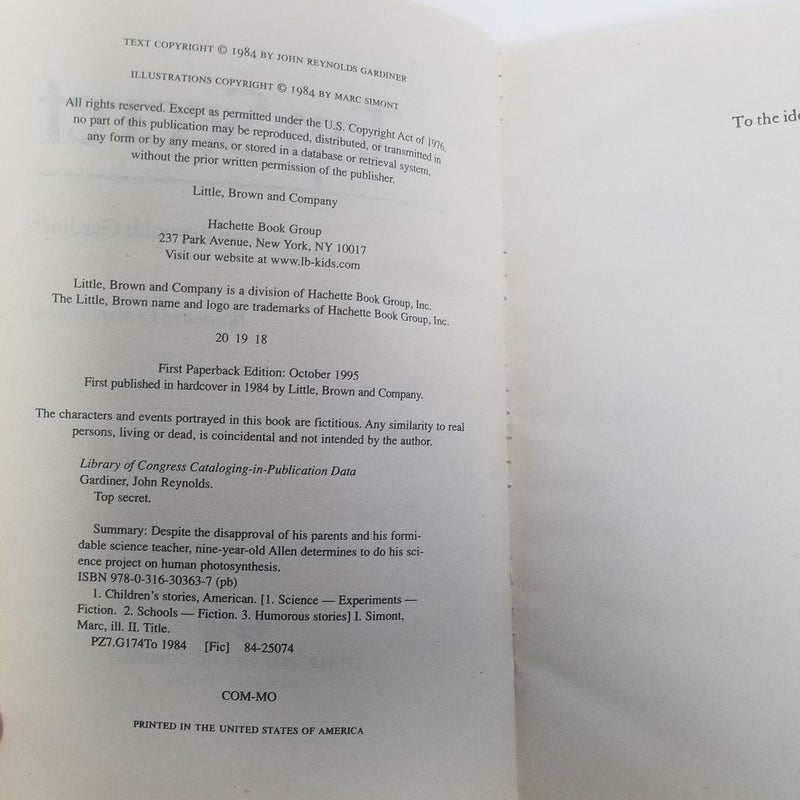 Top Secret by John Reynolds Gardiner, Paperback | Pangobooks