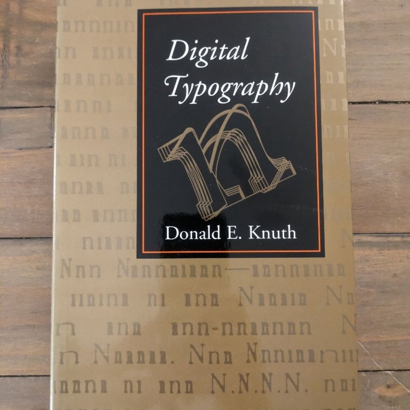 Digital Typography by Donald E. Knuth