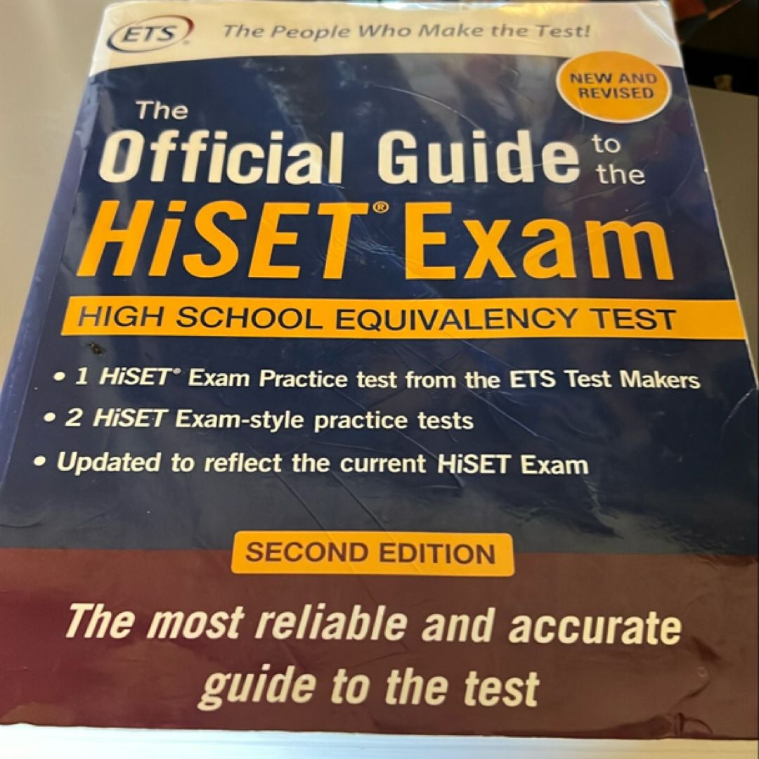 The Official Guide to the HiSET Exam, Second Edition by Educational ...